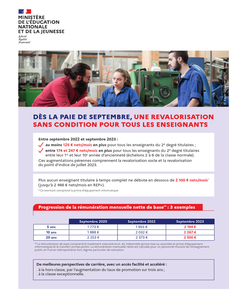 flyer-revalorisation-rentr-e-2023---voie-pro-157311 | PDF