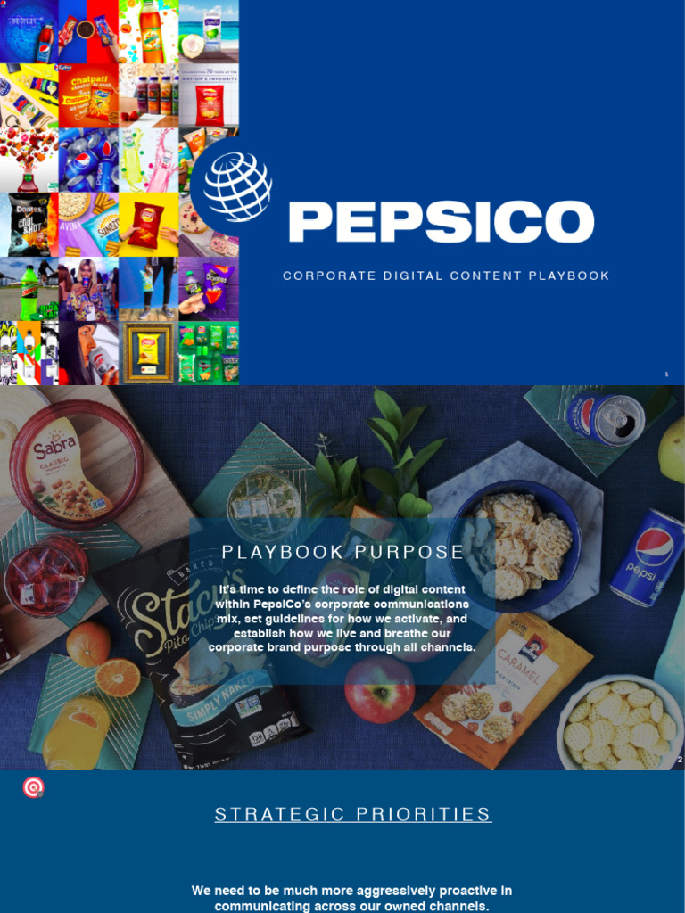 PepsiCo Digital Content Strategy | PDF