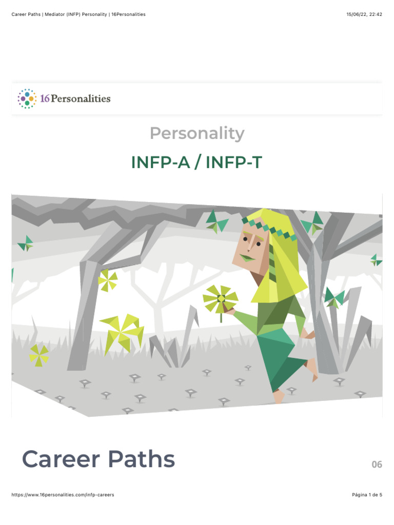 Career Paths - Mediator (INFP) Personality - 16personalities | PDF