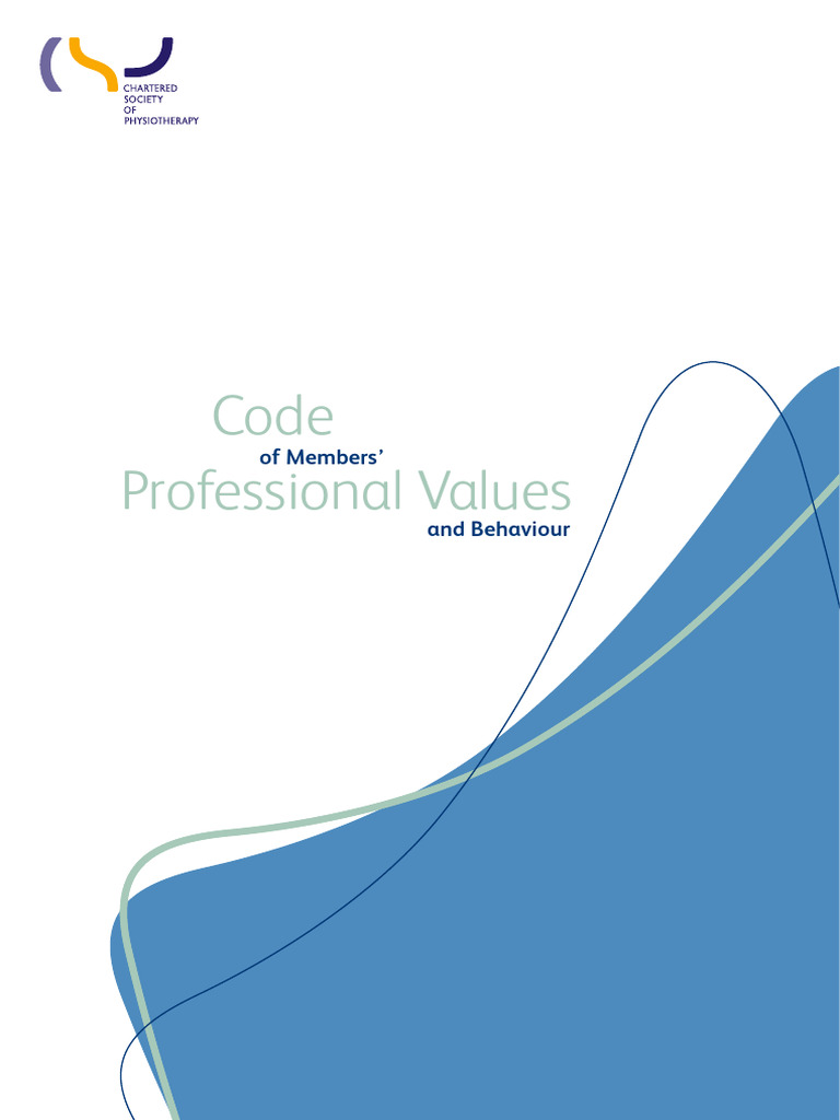 Csp Code of Professional Values Behaviour Full | PDF