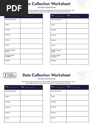 Data Collection Worksheets