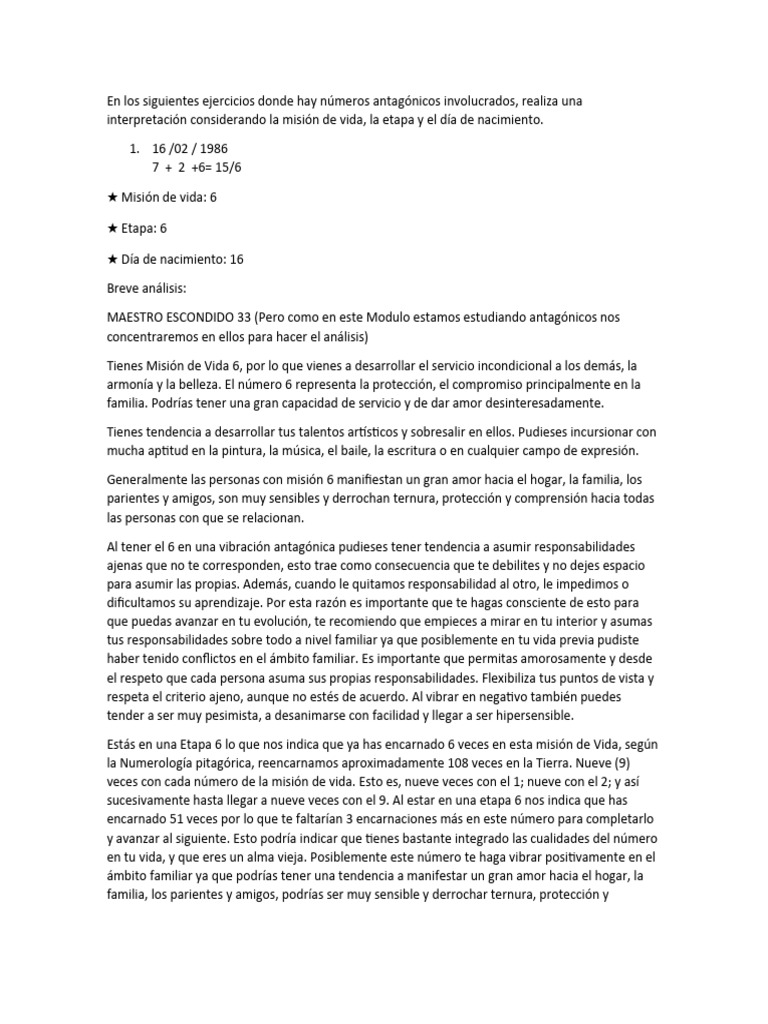 Ejercicios Modulo 4 Antagónicos 2 | PDF