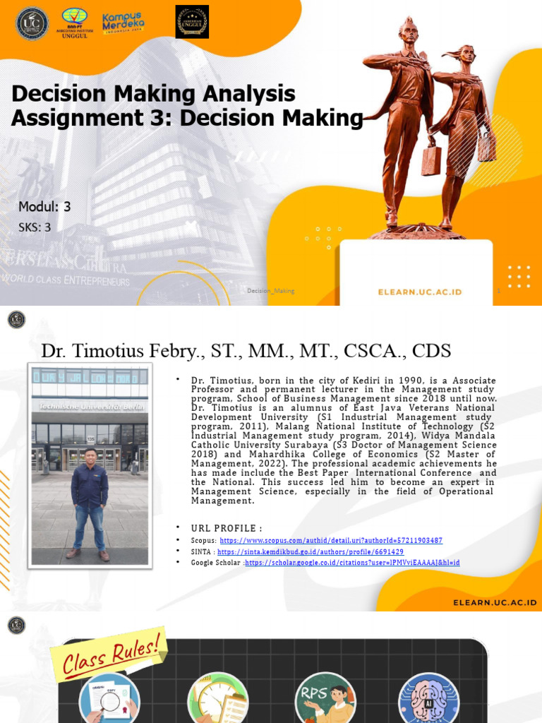 Decision Making Analysis | PDF