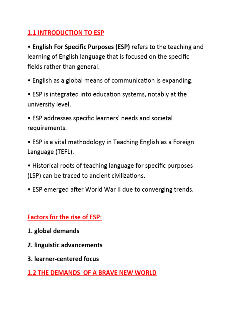 Introduction To Esp | PDF