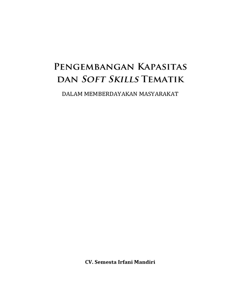 Pengembangan Soft Skills Mahasiswa | PDF