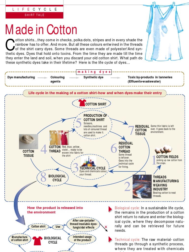 Cotton Shirt Life Cycle Explained | PDF