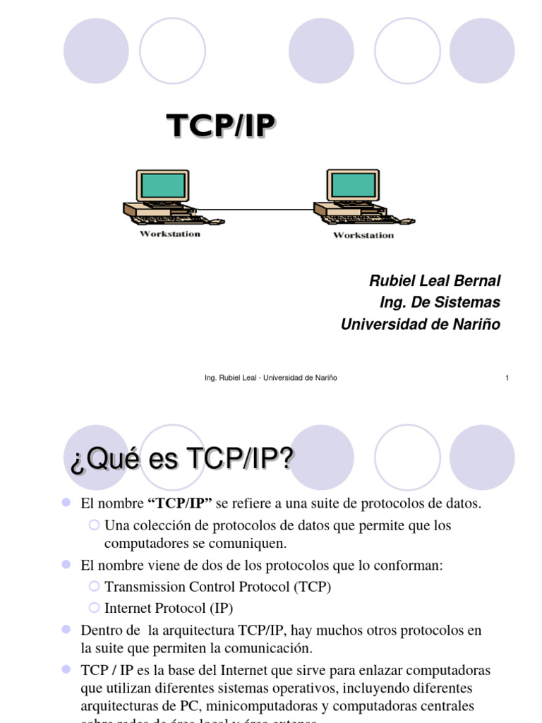 Protocolo - TCPIP | PDF