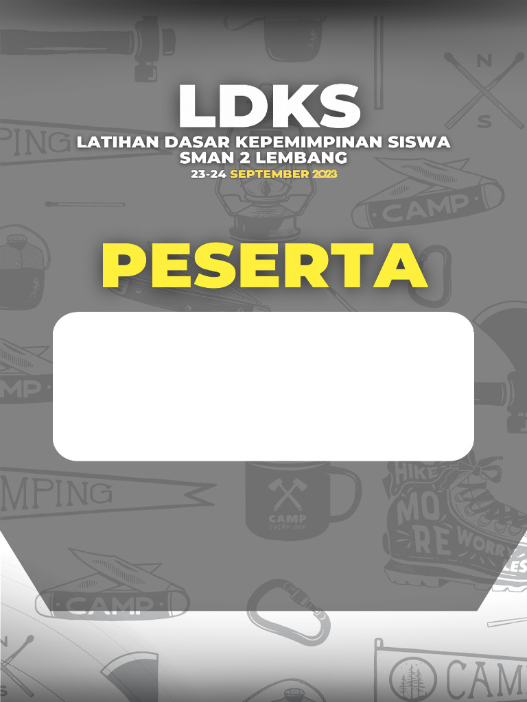 Name Tag Peserta Ldks 2023 | PDF