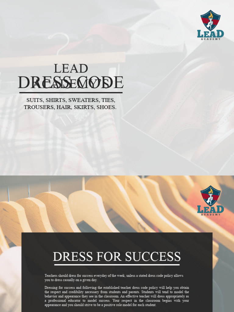 Teacher Dress Code Guidelines | PDF