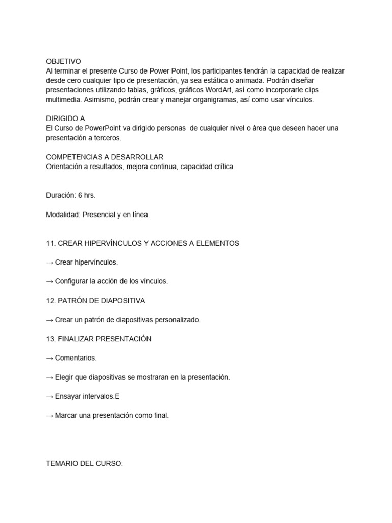 Curso Powerpoint | PDF