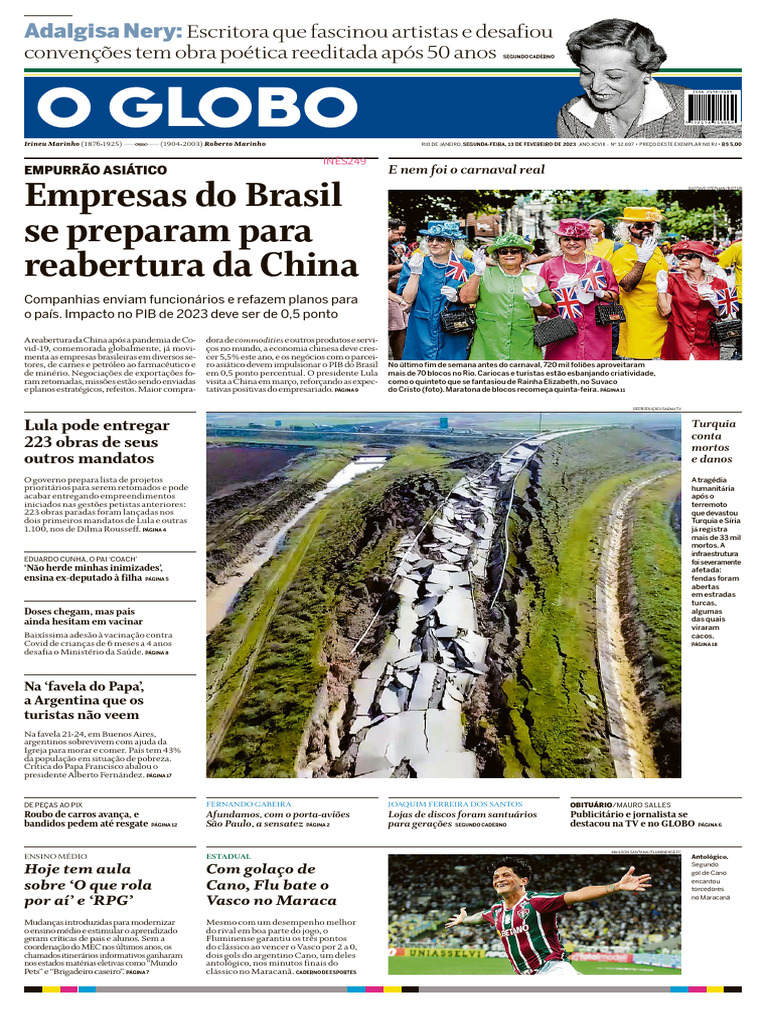 RJ o Globo HD 130223 | PDF