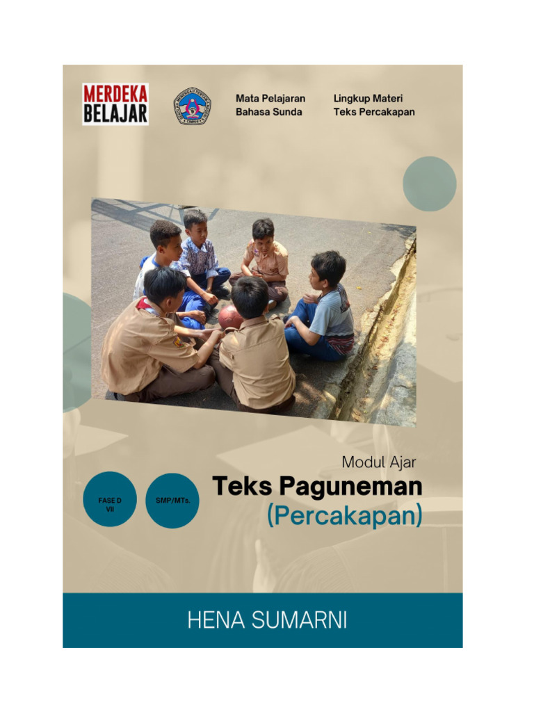 0233 3 - Modul Ajar Teks Paguneman | PDF