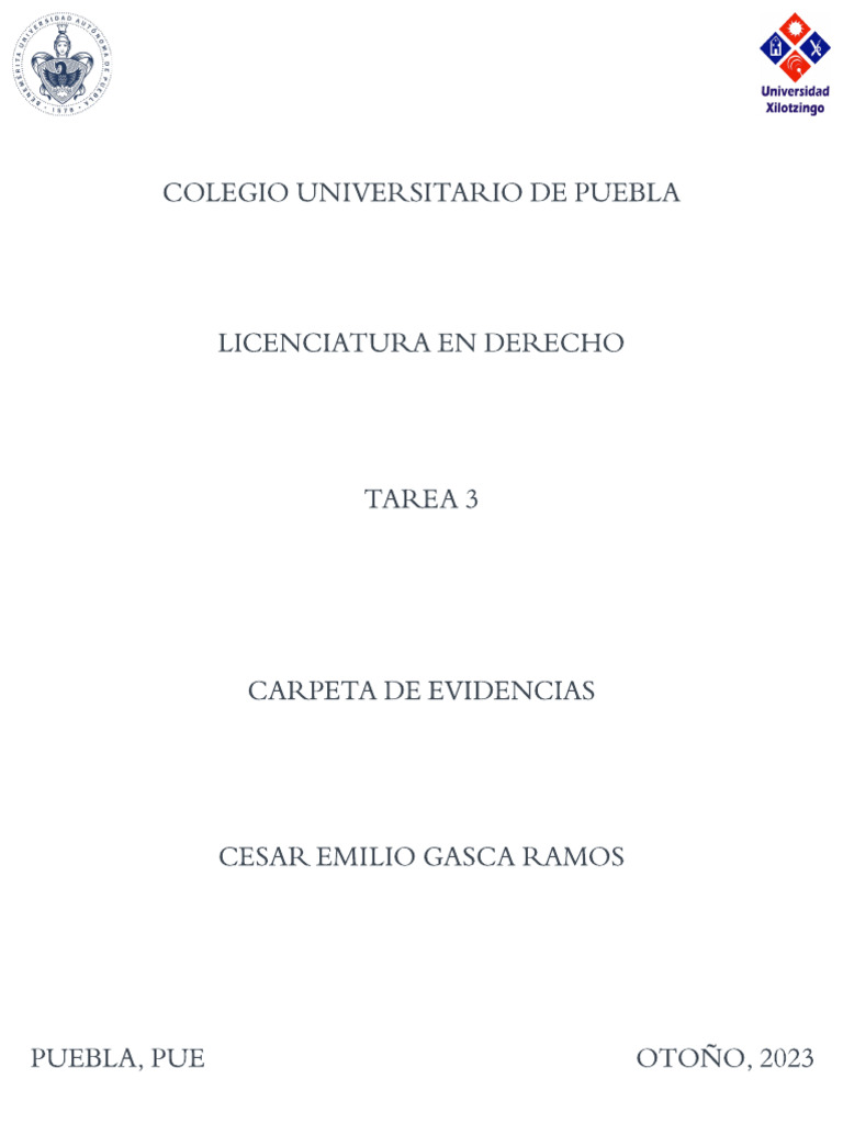 Gasca - Cesar - Unicup Tarea3 | PDF