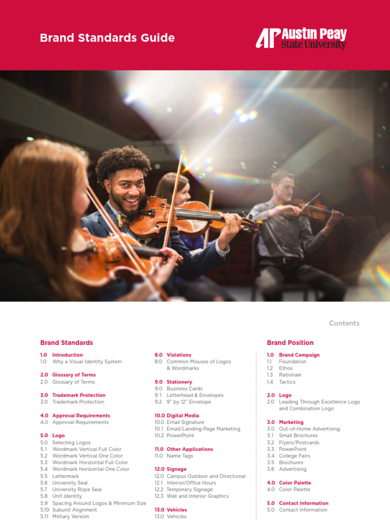 APSU University Brand Guide | PDF | Logos | Brand