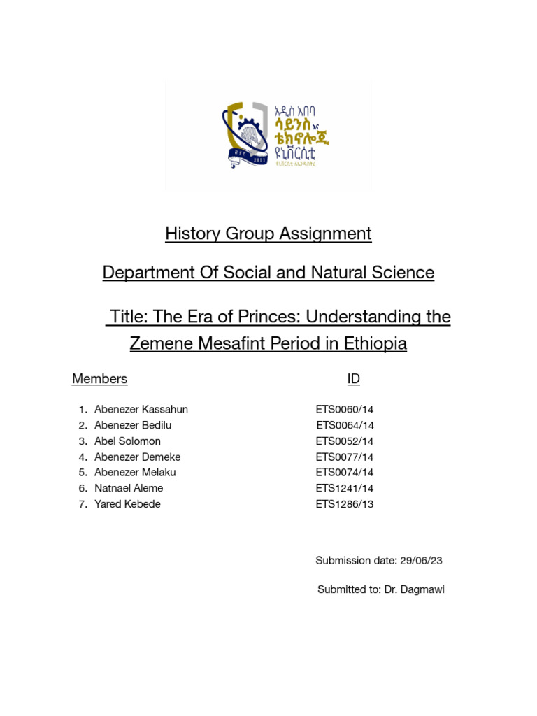 AASTU Cover Page | PDF