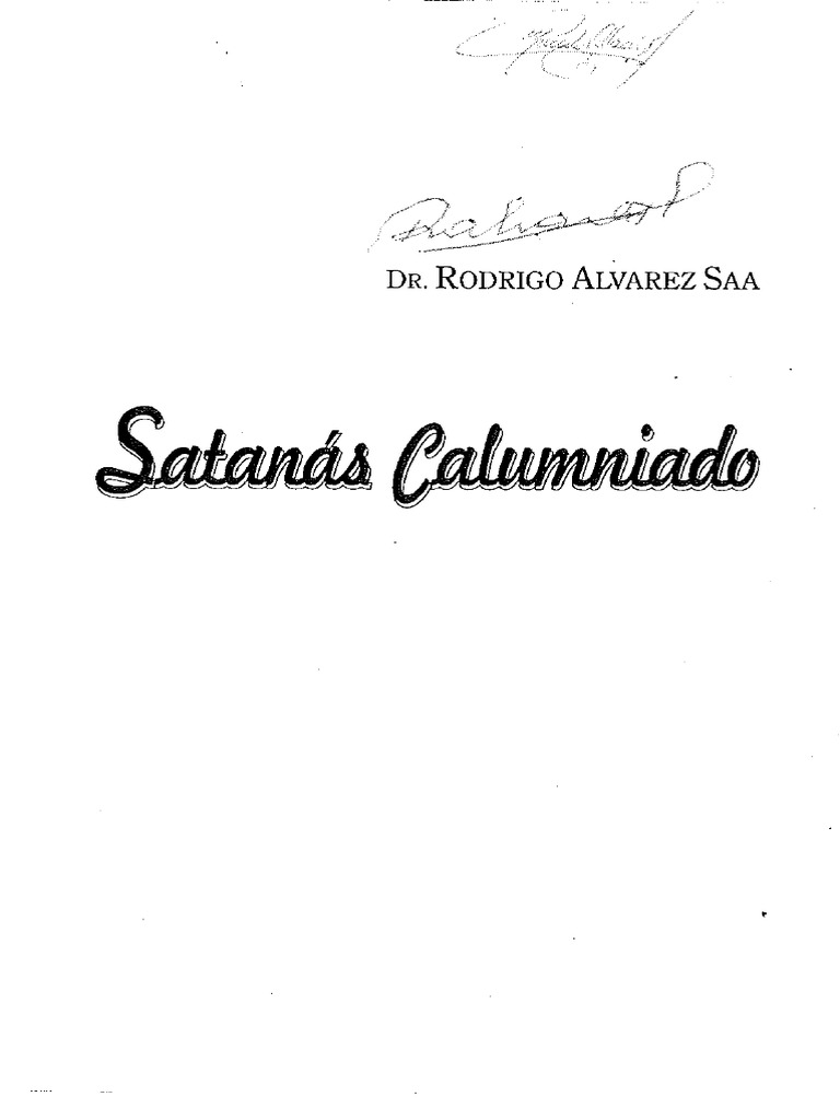 Satanas Calumniado | PDF