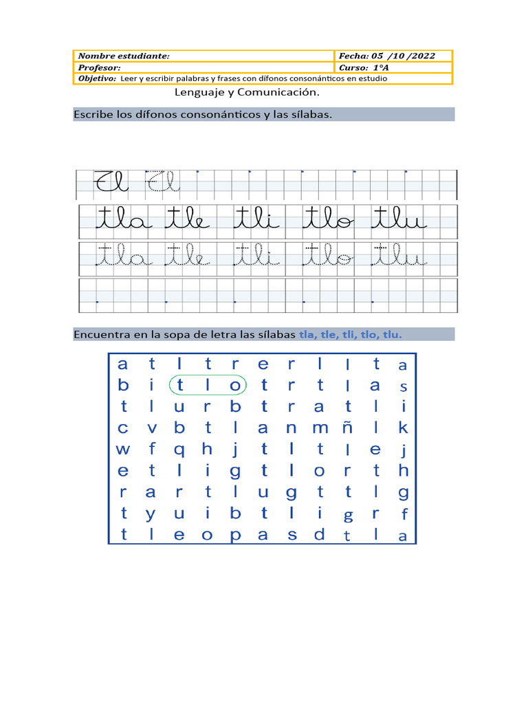 Guia de TL y TR | PDF