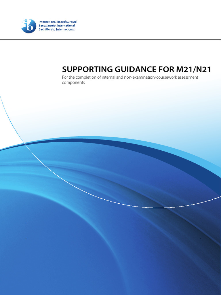 Supporting Guidance For M21 | PDF