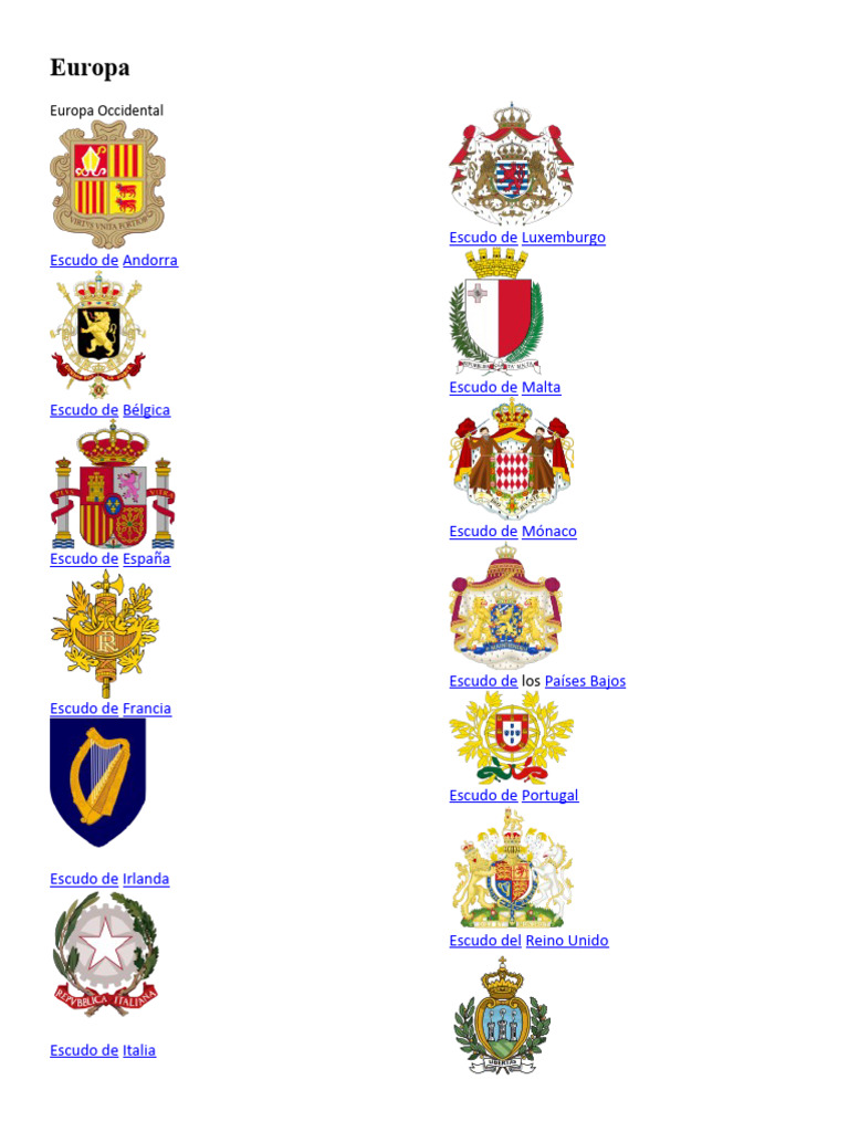 Europa Escudos | PDF