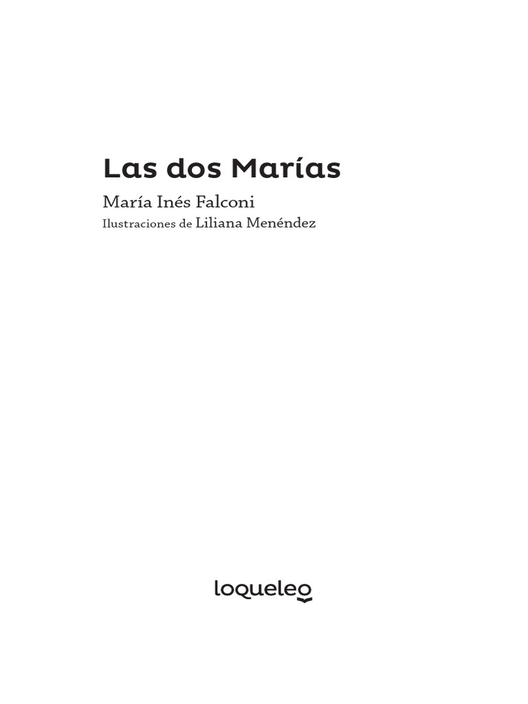 Primeras Paginas Las Dos Marias | PDF