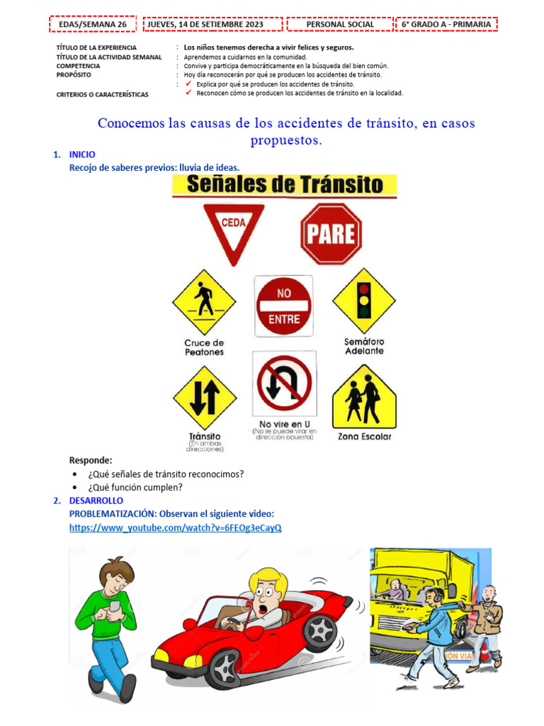 Conocemos Las Causas De De Los Accidentes De Tránsito A Través De Casos