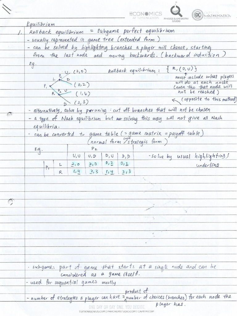 H3 Game Theory SMU | PDF