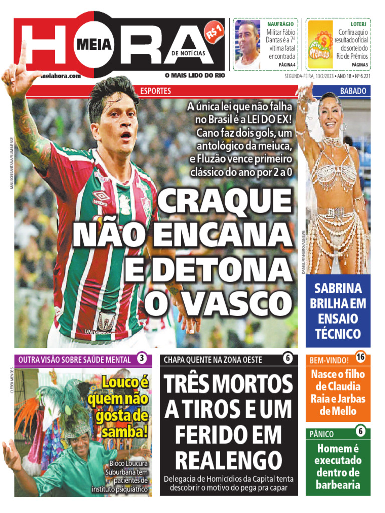 RJ Jornal Meia Hora 130223 | PDF