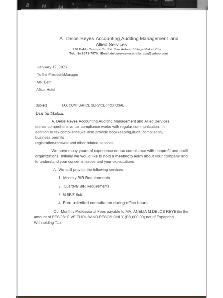 A. Delos Reyes Accounting, Auditing, Management and Allied Services ...