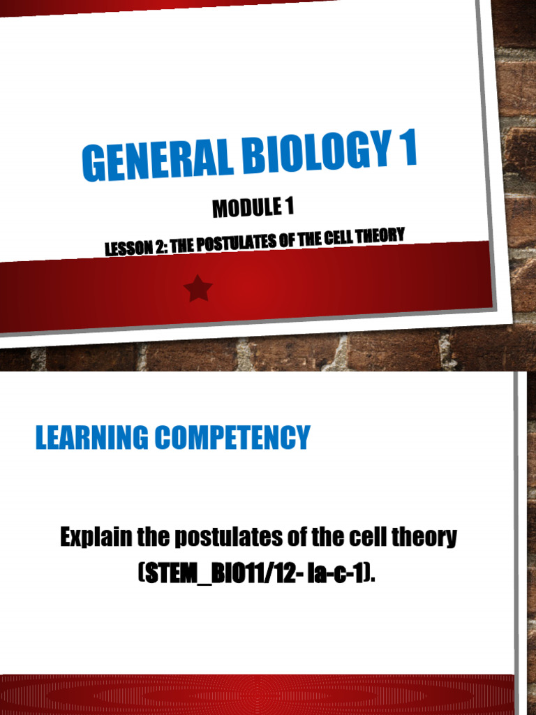Gen - Bio 1 Lesson 2 Autosaved | PDF | Organisms | Cell (Biology)