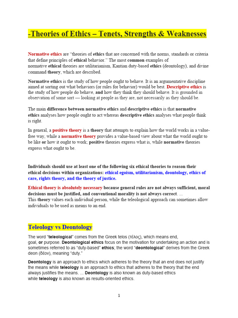 Business Ethics - Theories and Perspectives | PDF | Utilitarianism | Rights