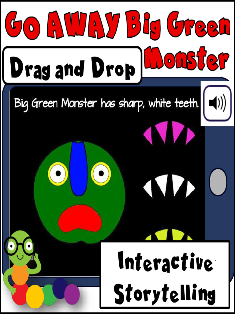 Go Away Big Green Monster BOOM Drag and Drop Preview | PDF
