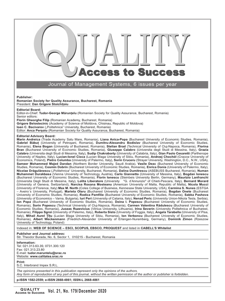 QAS Vol.21 No.179 Dec.2020 | PDF