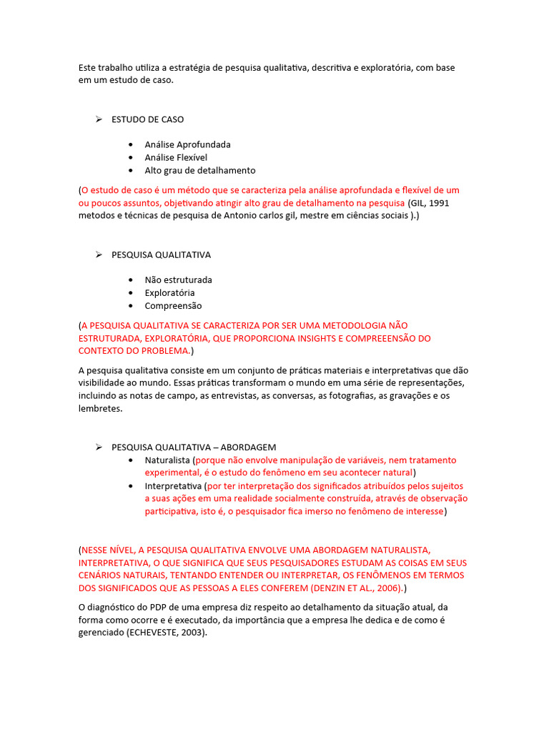 Este Trabalho Utiliza A Estratégia De Pesquisa Qualitativa Pdf