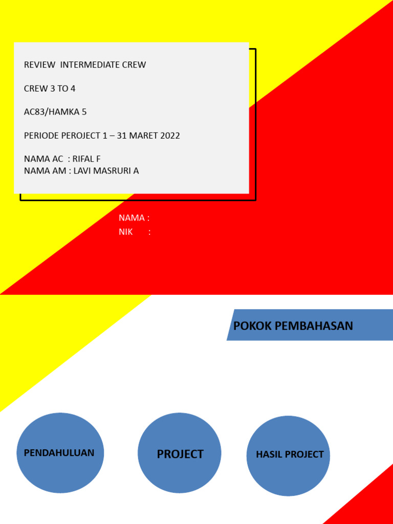 Contoh PPT Intermediate | PDF