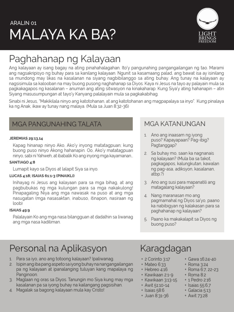 Lesson-01 Tagalog | PDF Lesson-01 Tagalog | PDF