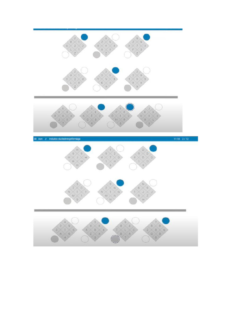 Inductive Logical Thinking Test - Aon | PDF