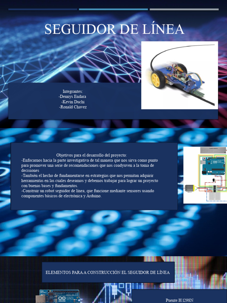 Seguidor de Linea | PDF | Arduino | Conector eléctrico