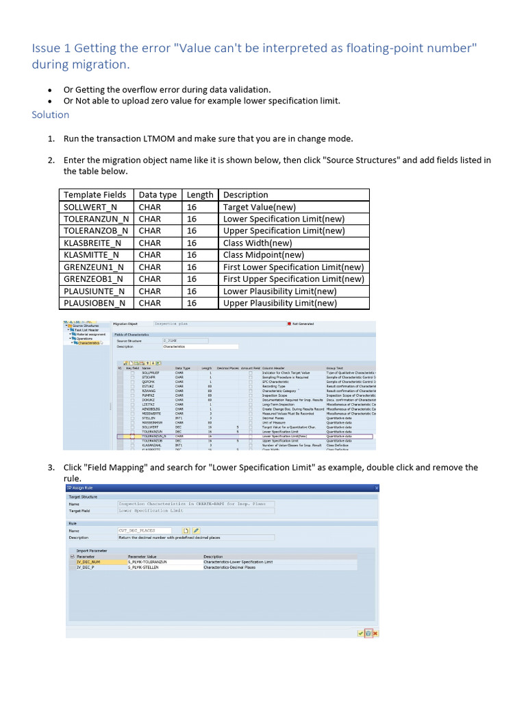 Data Migration Error Solutions | PDF | Teaching Methods & Materials