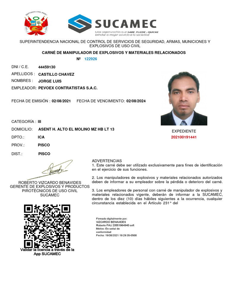 Jorge Castillo Chavez | PDF