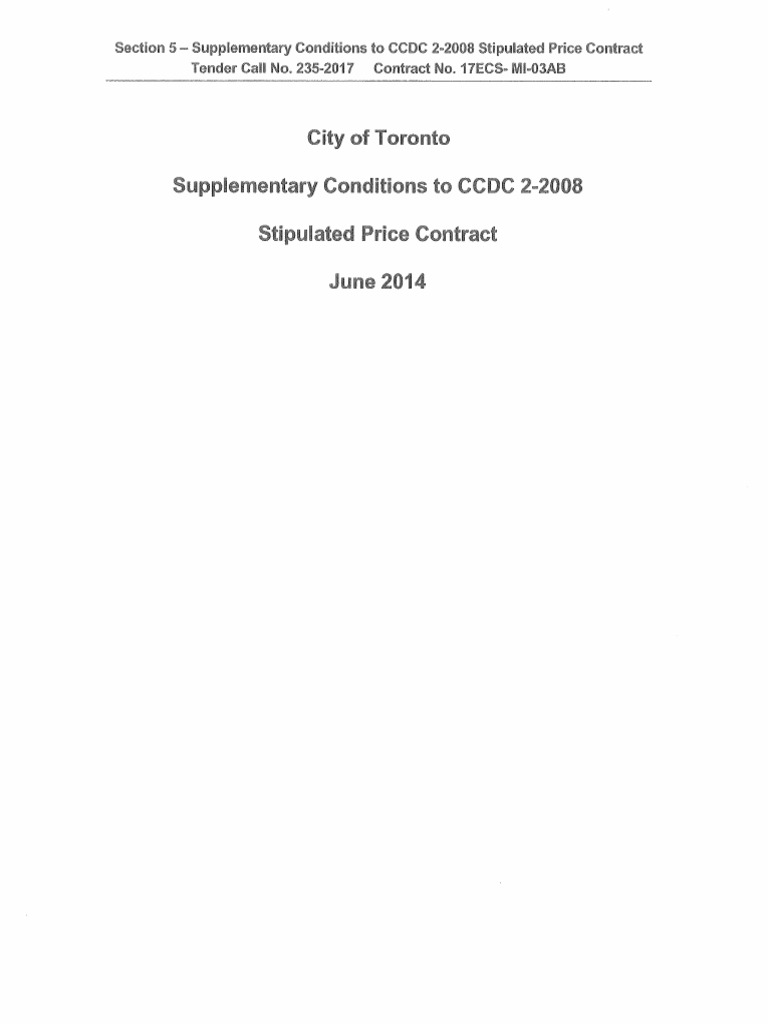 Prime Supplementary Conditions | PDF