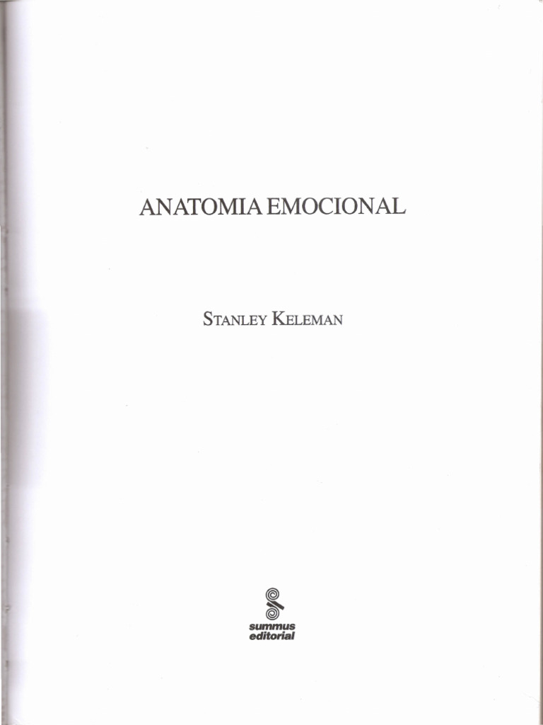 KELEMAN Anatomia Emocional Cap1 | PDF