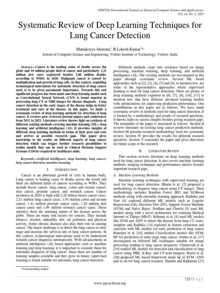 Paper 84 Systematic Review Of Deep Learning Techniques Pdf