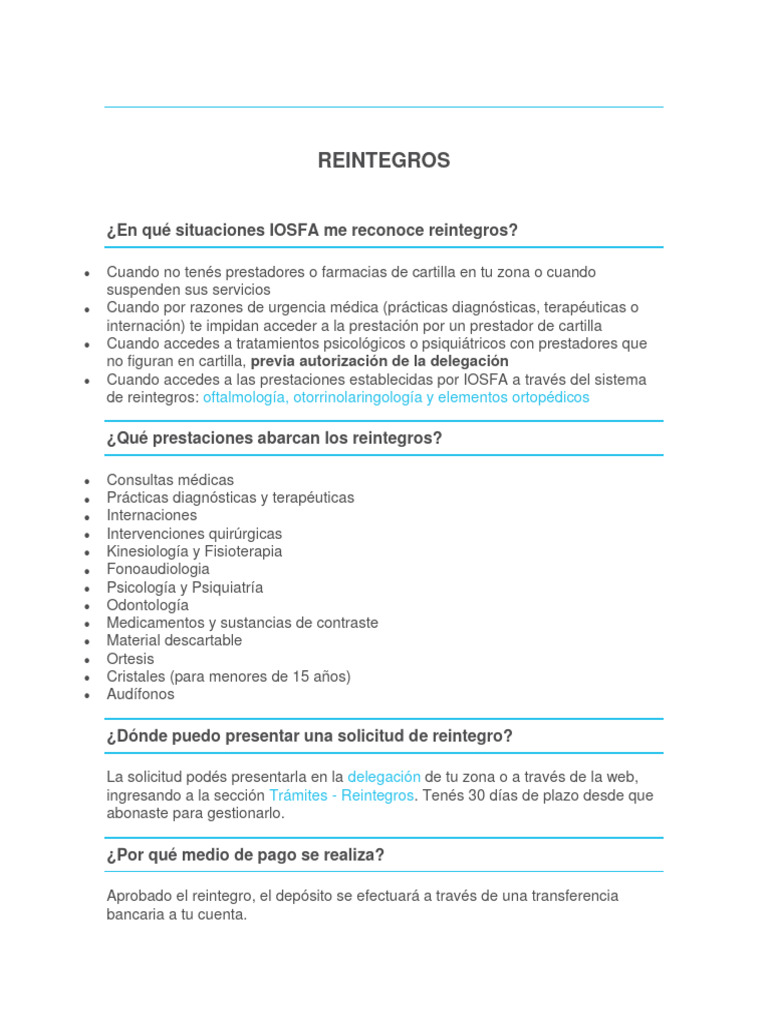 Info Iosfa | PDF | Medicina | Cuidado de la salud