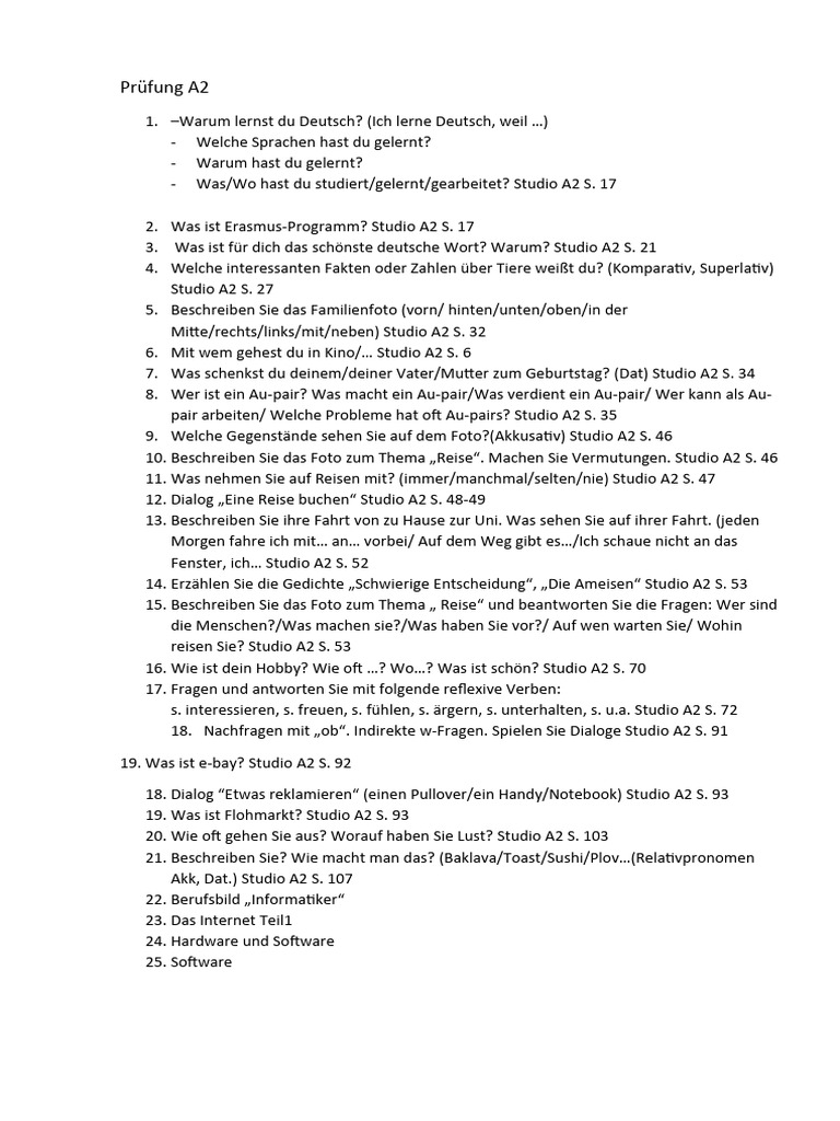 Praktische Prufung Fragen Pdf