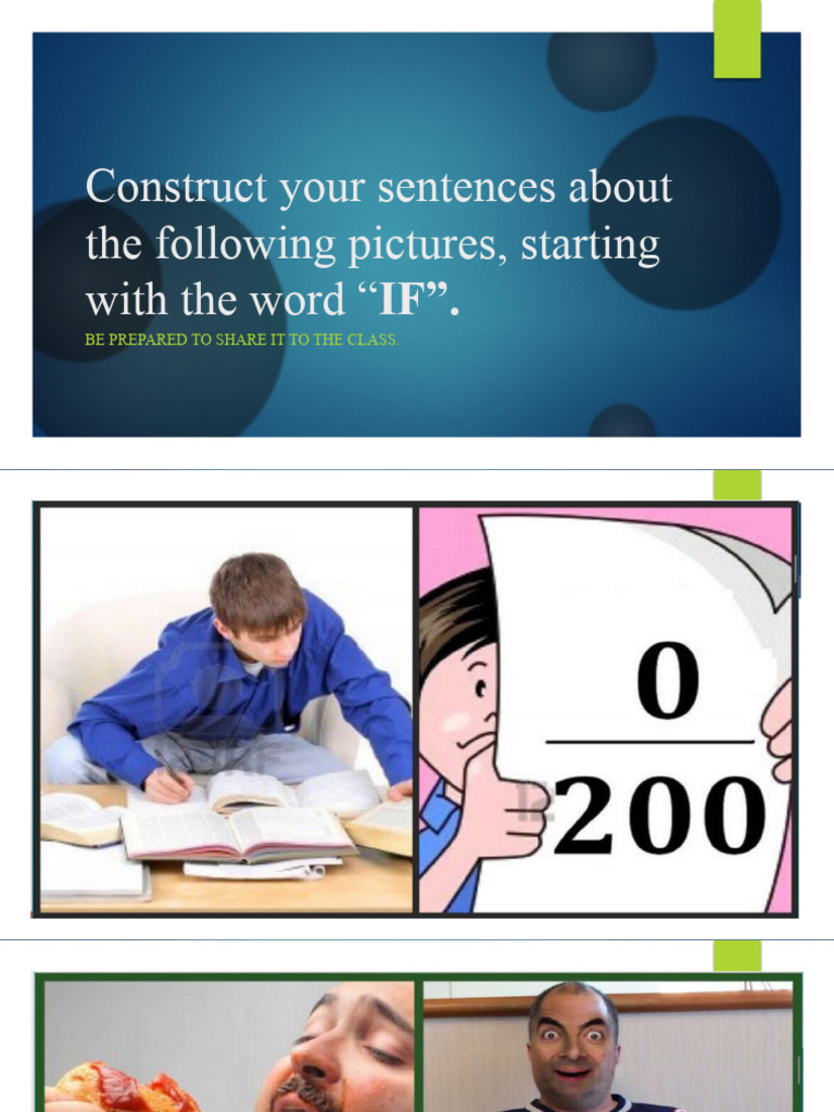 Pictures Conditionals | PDF