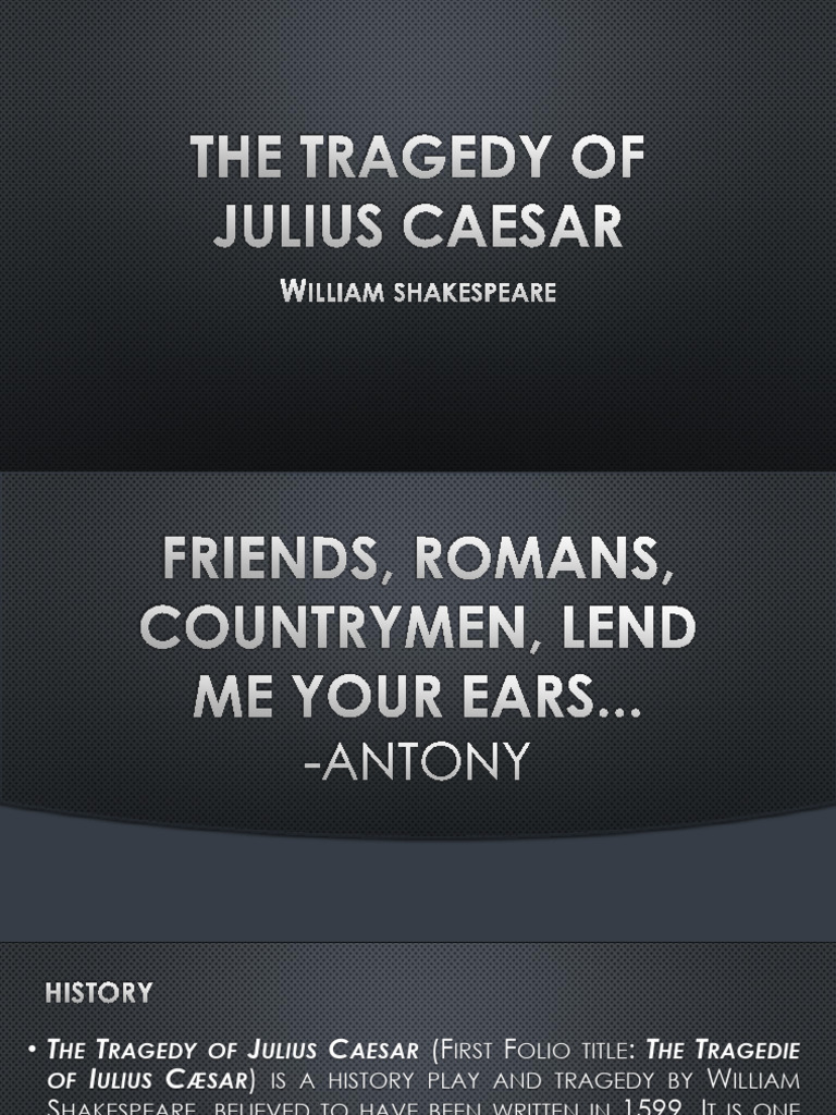 The Tragedy of Julius Caesar | PDF