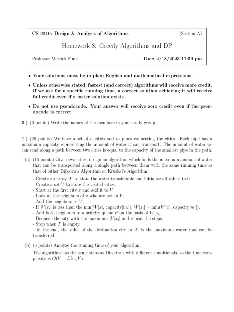 HW 8 | PDF
