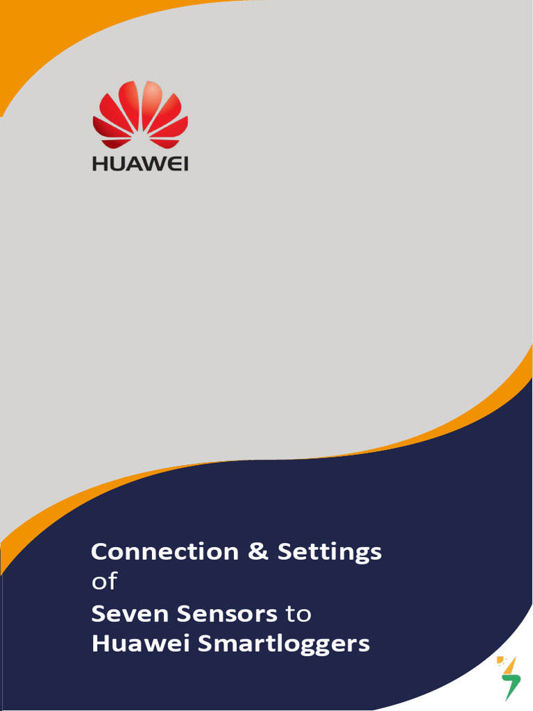 Huawei Smartlogger Sensor Setup | PDF