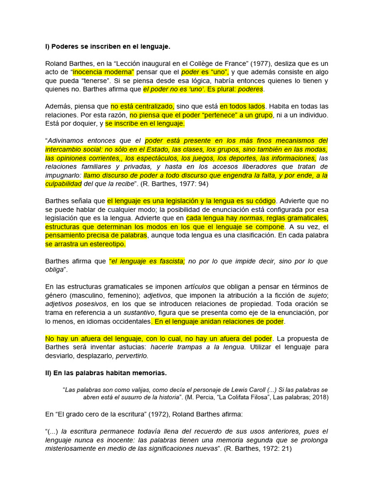 Clase 2-Lenguaje y Poder | PDF