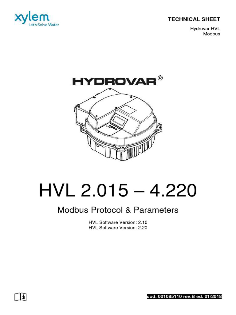 HVL Modbus Manual Rev - Bed01 2018 En-Us | PDF